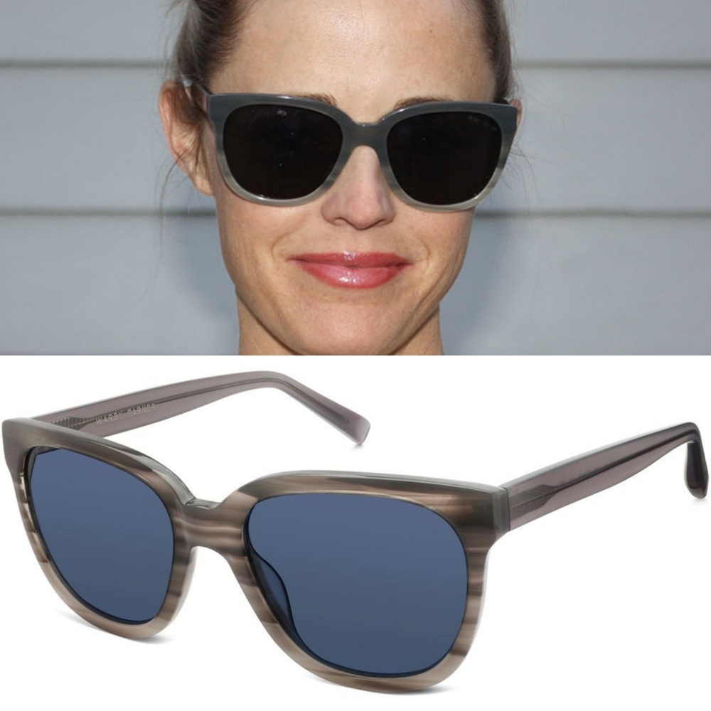 Warby Parker Reilly Sunglasses Frames Grey Wayfarer - Gem